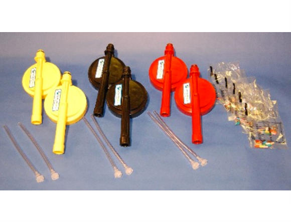 Shop Tri Color Foam Head Lid Assembly Kit - Six Pack - 9260095 by ...